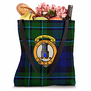 MacCallum Clan Scottish Crest and Tartan Tote Bag