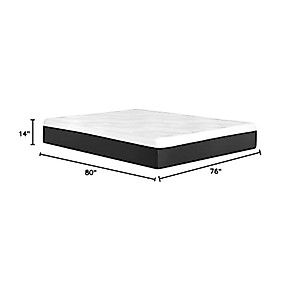 Glacial Ultra Plush 14" Gel Memory Foam Mattress, King