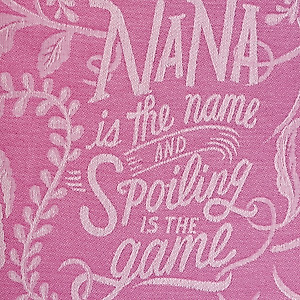 PBK Nana is The Name Spoiling is The Game Kitchen Towel No Rules at Nana's House Dishtowel for Nana Decor, Drying Hands Dishes Kitchenware, Pink