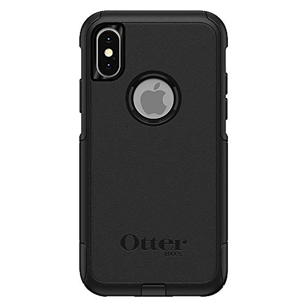 OtterBox iPhone Xs AND iPhone X Commuter Series Case - BLACK, slim & tough, pocket-friendly, with port protection