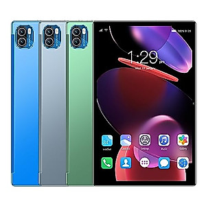 deriny X5pro 10 inch Android Tablet,1080p Full HD,Long Lasting Battery,Dual Camera,6GB RAM 128GB ROM,Dual SIM,WiFi,GPS,Bluetooth,Fire HD Kids Tablet,Widely Compatible with App(Gray)