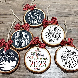Christmas Stencils for Painting on Wood Small Cookie Christmas Tree Ornaments Mini Reusable Christmas Stencils for Kids Crafts Supplies Glass Home Party Decorations Supplies (24 Christmas 4inround)