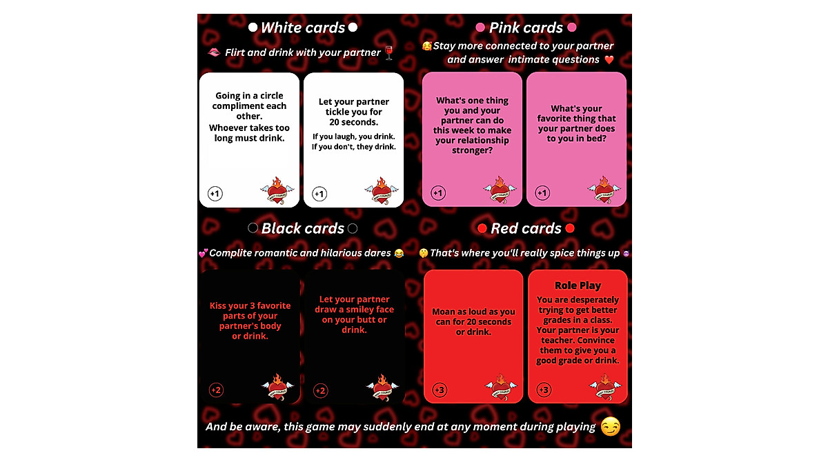RISKY COUPLES - Romantic Couples Game for Date Night and Gifts