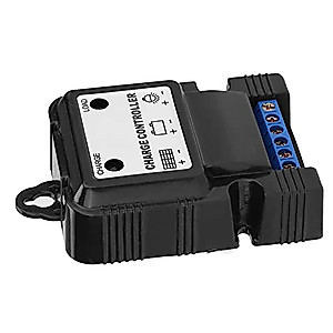 Solar Charge Controller, PWM 6V/12V 3A Portable Solar Panel Charger Energy Controller Regulator Battery Regulator with LED Indicator 3 Operating Modes