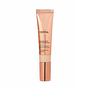 YENSA BC Foundation - Full Coverage, Skin Superfood, Hydrating Serum & SPF 40 Sunscreen (Light Medium) 1 fl oz