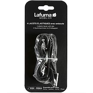 Lafuma Replacement Laces for R-Clip Recliners - Black (Accessory/Replacement Only)