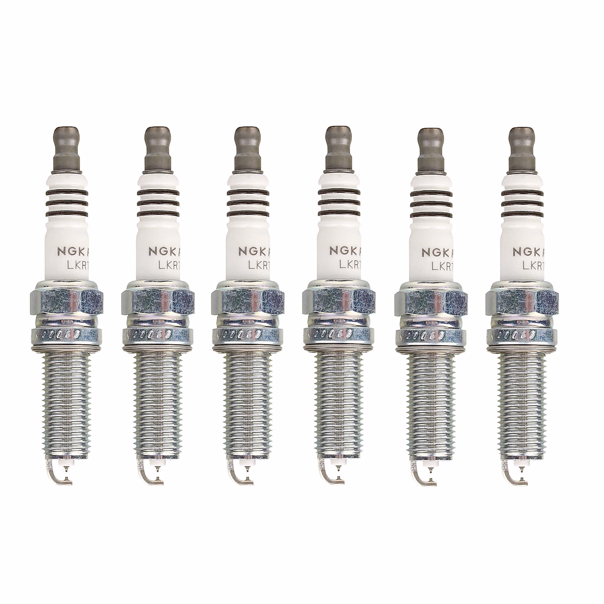 NGK Set of 6 Ruthenium HX Spark Plugs For Acura Honda Hyundai Kia Mitsubishi V6