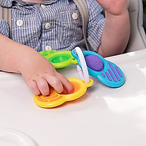 Fat Brain Toys Dimpl Clutch - Popping Sensory Take-Along Toy & Teether for Babies