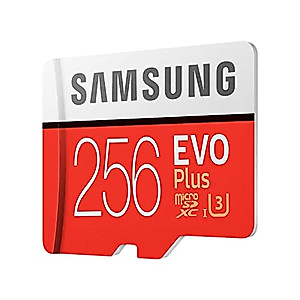SAMSUNG 256GB EVO Plus MicroSDXC w/Ad