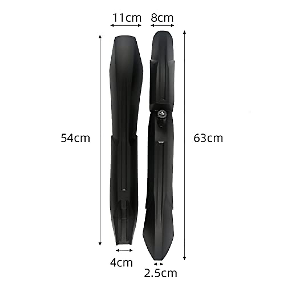 Rayblow Bike Mudguard Bicycle Fender Universal Full Cover Thicken Widen Bicycle Fender Set E-Bike Fender Mountain Bike Adjustable Quick Release MTB Mountain Road Bike Riding Cycling