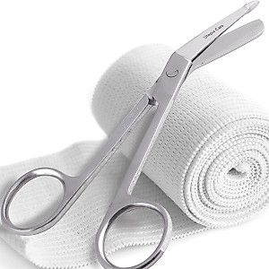 Utopia Care Medical Scissors - EMT and Trauma Shears - 5.5 Inch Nursing and Surgical Scissors - Stainless Steel Bandage Scissors for Nurses (Silver)