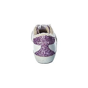 Golden Goose Superstar Leather & Glitter Sneaker, 35