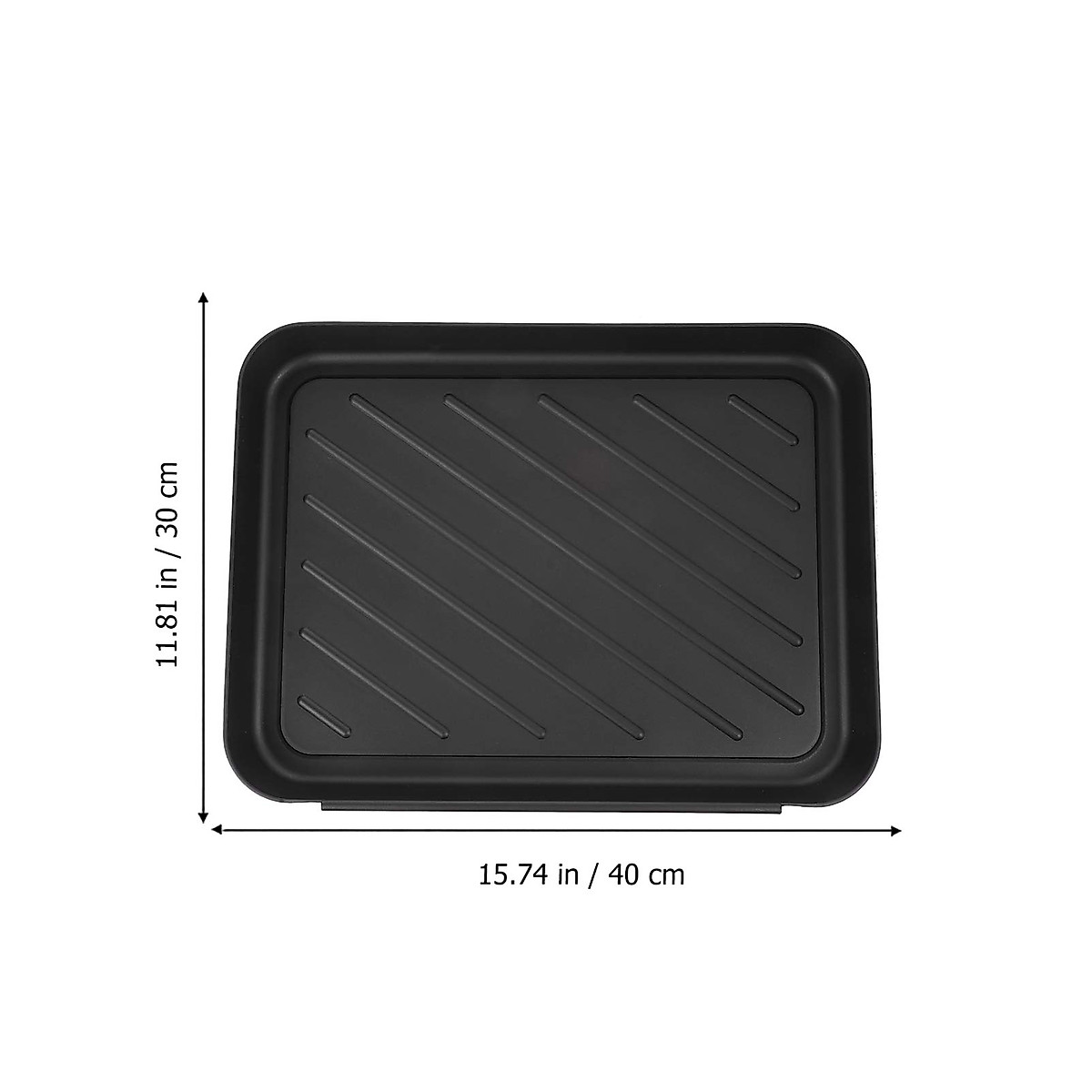 Garneck Litter Box 2pcs Outdoor Versatile Rack Utility Stationery Organization Entryway Wet Car Bonsai or Organizer Duty Resistant Mats Water Cargo Weather Table Tray Flower Pot Saucers