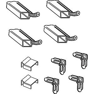 Prime-Line MP8239 Screen Frame Kit, 7/16 inch x 3/4 x 36 in, Aluminum, Mill Finish, Includes Vinyl Spline and Square-Cut Corners, (1 set)