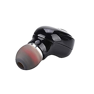 Wireless Earbuds, Bluetooth 5.0 in‑Ear Portable Noise Cancelling Stereo Mini Earphones Headsets, Compatible with Universal Phone, for Sports Running (1 pic)(Black)