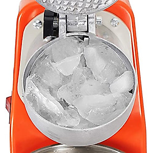Smartxchoices Electric Ice Shaver Machine Ice Snow Cone Maker for Home Commercial Use 143 lbs New, 300W Stainless Steel Blade