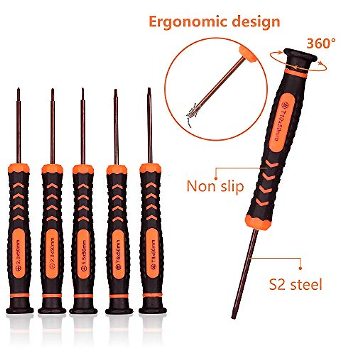 Vastar 17Pcs Triwing Screwdriver Set for Nintendo - Full Professional Screwdriver Bit Repair Tool Kit with S2 Steel for Nintendo New 3DS/2DS XL/NES/SNES Classic (2017)/Nintendo NDS/NDS