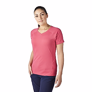 Berghaus Women's Tech Tee II Base Crew Short Sleeve, Pink, Small