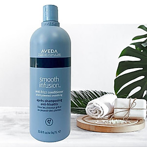 Aveda Smooth Infusion Anti-Frizz Conditioner To Smooths & Softens Frizzy Hair 33.8 oz