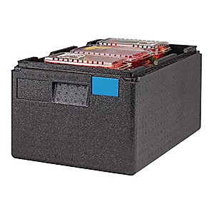 Cambro EPP180SW110 Black Cam Go Box Top Loading Catering Box Case of 1