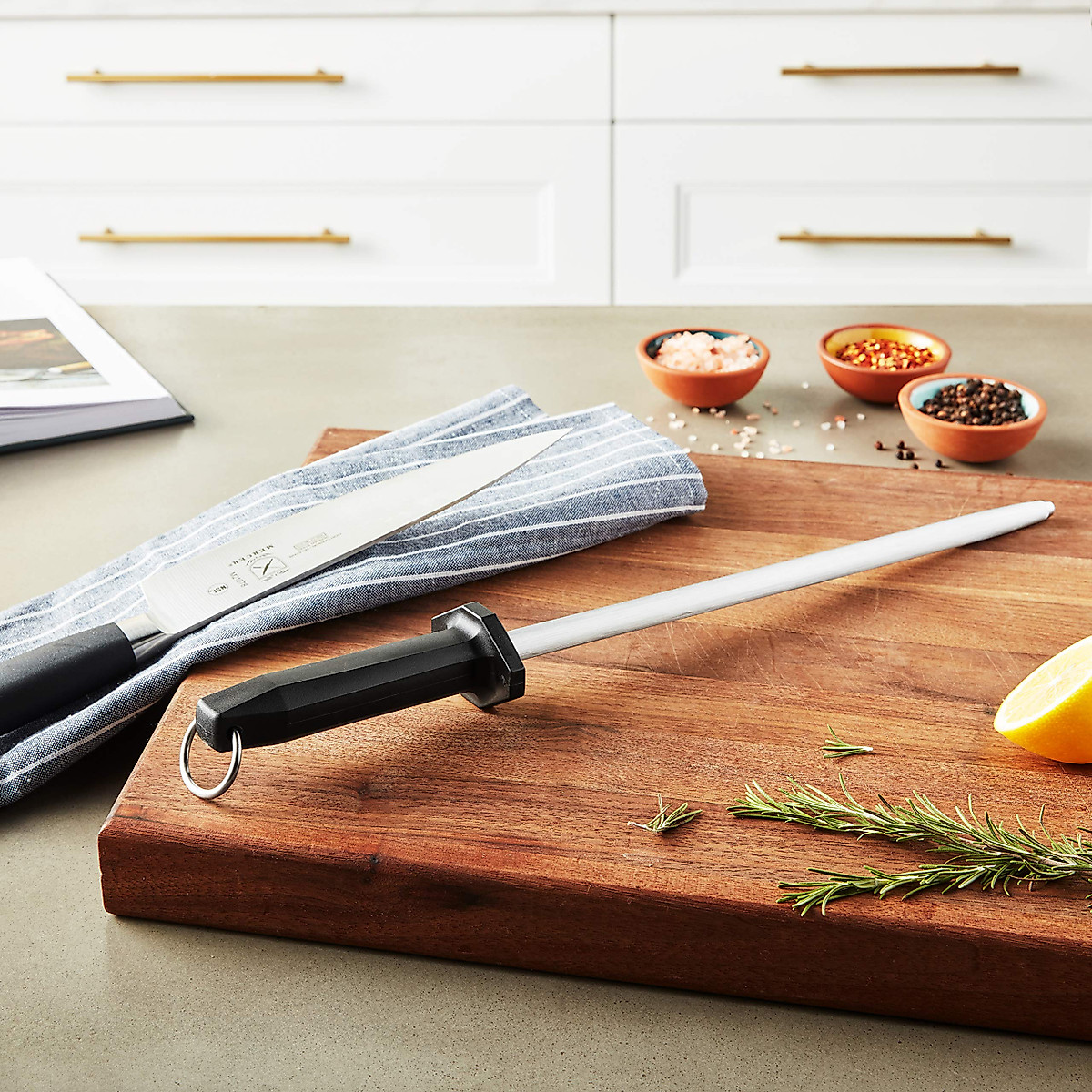 Mercer Culinary German Honing Steel, 12 Inch