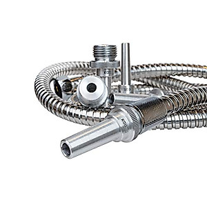 Cleaning kit 2 in 1 for trombones, euphoniums, bass-trombones, marching baritone horns, with large shank mouthpiece, safe and easy to use.