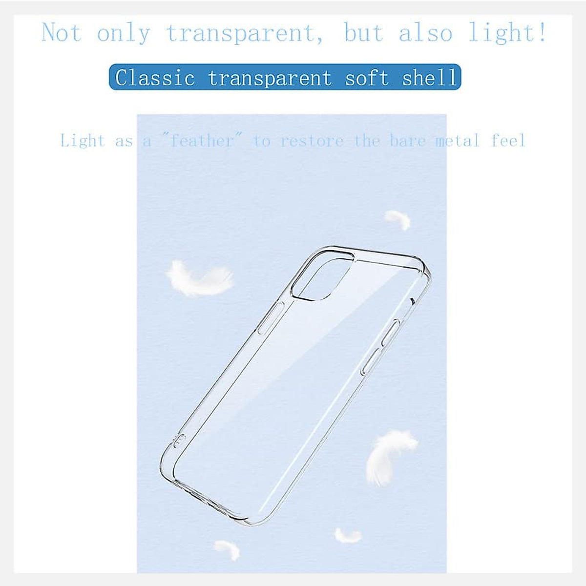 Cover for Gigaset GX290 Plus (6.10") Case IJTYHF Soft Silicone Case Bumper Shell +Tempered Glass 9H Screen Protector Protective Film, Transparent Protective TPU Cases -A lot of Love