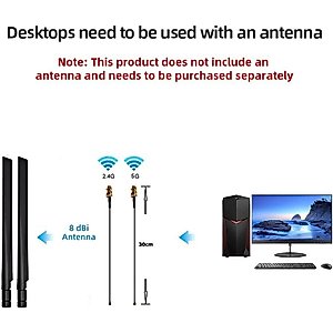Intel AX210 Tri-Band Wi-Fi 6E Bluetooth 5.3 Network Card for Notebook