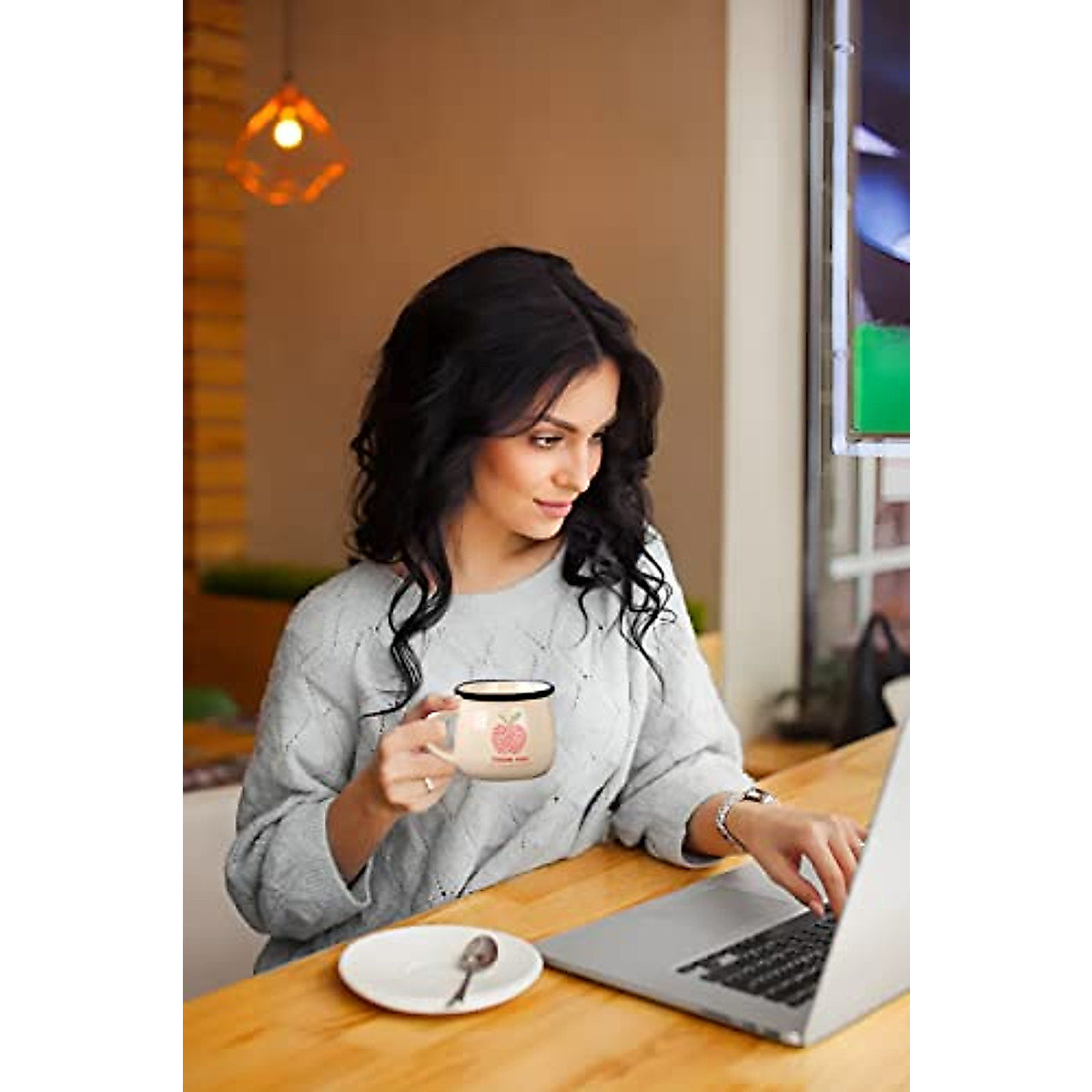 PIHOOD Teacher Gifts, Teacher Appreciation Gifts, Teacher Christmas Gifts- Includes Canvas Tote Bag, Coffee Mug, Pouch Bag, Bookmark, Pen holder, Notebooks and Greeting Card