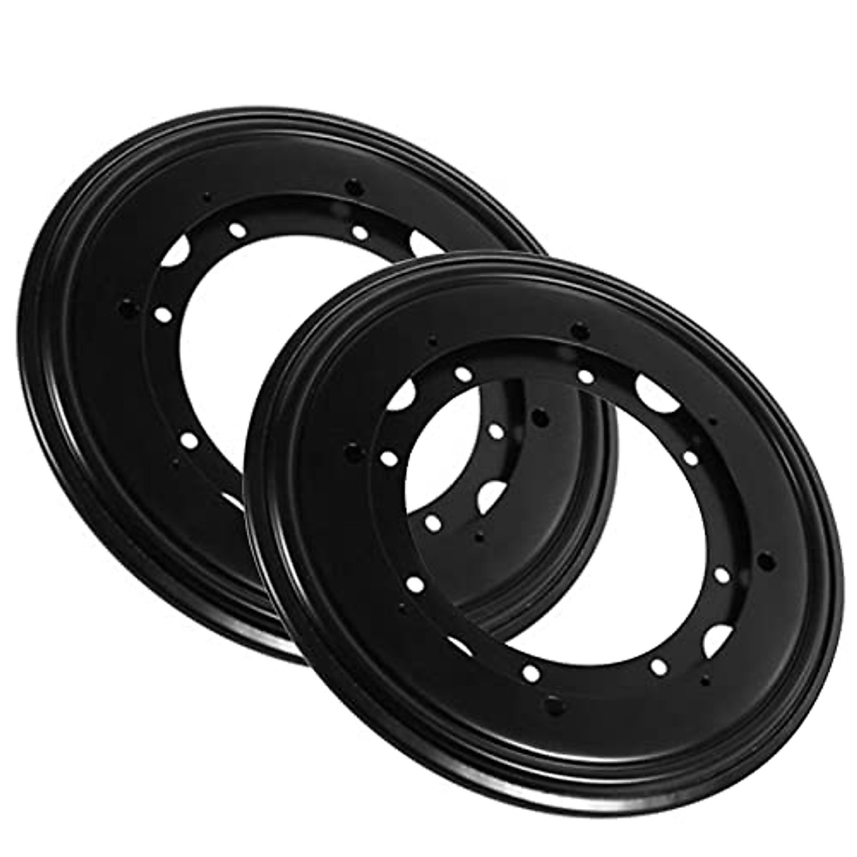 2Pack 12" Lazy Susan Hardware 5/16 Thick Turntable Bearing Swivel Plate 1000lbs Load Capacity Round Lazy Susan Turntable Base for Rotating Table, Serving Tray, Corner Shelves, Book Rack, Black