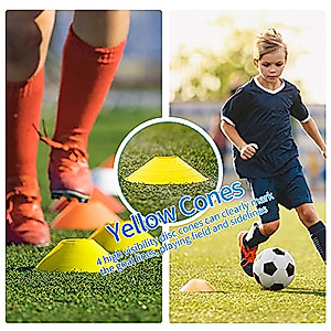 1 Set/ 2 Set Flag Football Belts and Flags, 1 Set Includes 14 Belts, 42 Flags and 4 Cones, Easy Tear Away Belt for Kids/Adults Players(1 Set)