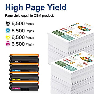 Compatible Toner Cartridge Replacement for Brother TN436 TN-436 TN436BK TN436C TN436M TN436Y Brother MFC-L8900CDW HL-L8360CDW HL-L8360CDWT HL-L9310CDW MFC-L9570CDW L8900CDW L8360CDW Printer Ink