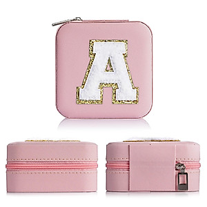 Yqljew Graduation Gifts for Women Girls - Travel Jewelry Case for Women, Small Jewelry Travel Case| Mini Jewelry Case| Birthday Gifts for Women Gifts for Girlfriend Gifts for Friends Jewelry Holder