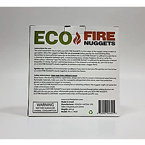 Trenton Gifts Eco Fire Nuggets. Lighting Fire Starters. Safe Natural and Made of 100% Recycled Material. 24 Nuggets