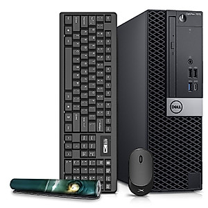 Dell OptiPlex 7070 Desktop Computers Windows 11, 9th Gen Intel 6 Core i5-9500, 32GB DDR4 Ram 512GB SSD, Wireless Built-in WiFi 6e AX210, Bluetooth 5.2 (Renewed)