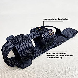 ROCOTACTICAL MK9 Spray Nylon Thigh Holster, Single Leg Drop Holder MK9, MK9 Spray Thigh Holster for Both Right & Left Hand, Pepper Spray Not Included