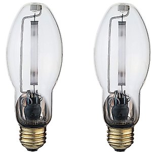 GoodBulb 70-Watt High Pressure Sodium HID Light Bulb | E26 Base ED17 ANSI Code S62 | 2000K Warm White Color | Clear Finish | 24000 Life Hours (Pack of 2 Bulbs)