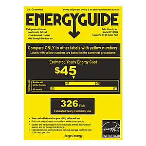 Summit Appliance FF1515W 28" Wide Top Mount Refrigerator-Freezer, Interior LED Lighting, Digital Temperature Control, 13.63 cu.ft Capacity, Frost-free, Open Door Alarm, White Exterior