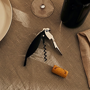Alessi Parrot Sommelier Design Corkscrew, Black
