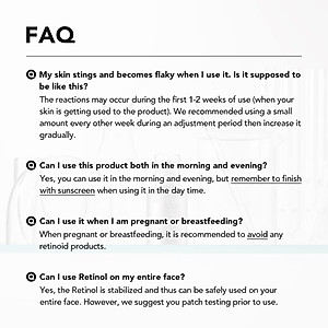 [SKIN&LAB] Retinol Repair Serum | Contains Vegan Retinol, Bakuchiol and Peptides| For Reduce Wrinkles & Fine Lines, Smoothing | Daily Facial Essence | For Sensitive Skin Type | 1.01 fl.oz