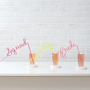 Weddingstar Bachelorette Party Silly Straws - Pink - Bride