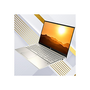HP Pavilion 15t Laptop, 15.6" FHD Touchscreen, Intel Core i7-1355U Processor, 64GB RAM, 4TB SSD, Webcam, Backlit Keyboard, FP Reader, HDMI, Wi-Fi 6, Windows 11 Pro, Warm Gold