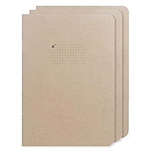 Northbooks Dotted Journal Notebook 3 Pack | Bullet Dot Grid Notebook | Large B5 7x10 inch Dot Journal To Do List Notebook | Premium Sustainable Paper | Made in USA Soft Cover