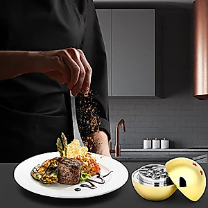 Gadjet Cooking KItchen Grinder, 3 Pieces with Gift Box (Gold)