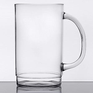 Beer Plastic Mugs by GET 20 ounce 00083 (4 Pack)