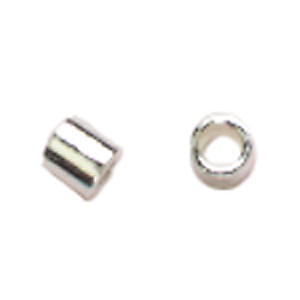 Cousin 2mm Sterling Silver Crimp Bead - 50pc