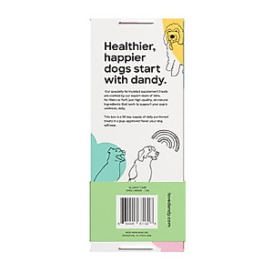Dandy Dog Allergy Chews Pack 30 Vet-Approved Vitamin Packs Allergy Relief Dog Supplement Omega 3 Itch Relief For Dogs Probiotics For Dogs Dog Immune Allergy Relief For Dogs (Small Breed (up to 45lbs))