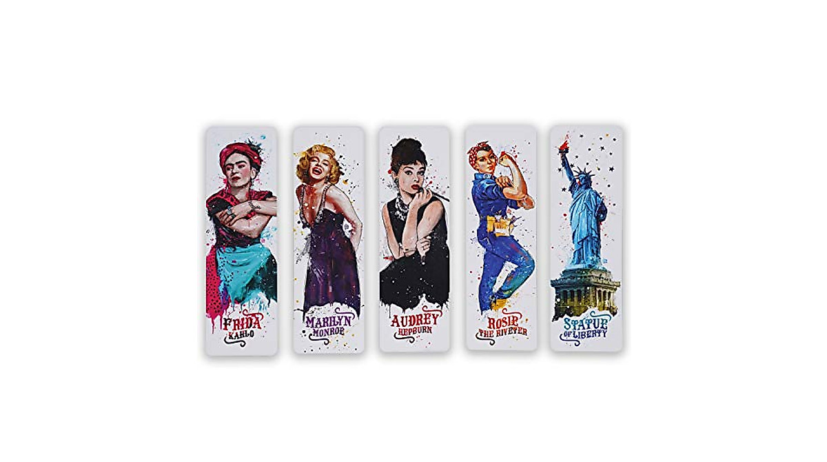 Cultural Icon Bookmarks 5-Pack - Legends Through History Series