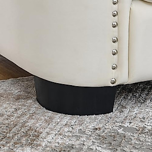 Xshelley 59" Chesterfield Sofa, Loveseat Sofa Couch, Modern Upholstered Sofa Couch for Living Room Bedroom Office Apartment