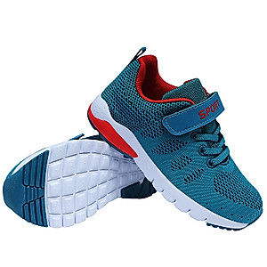 Caitin Kids Running Tennis Shoes Lightweight Casual Walking Sneakers for Toddler Little Big Boys and Girls